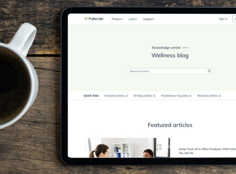Fullscript: Easily build supplement plans for optimal health