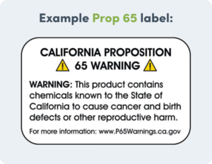 California Prop 65